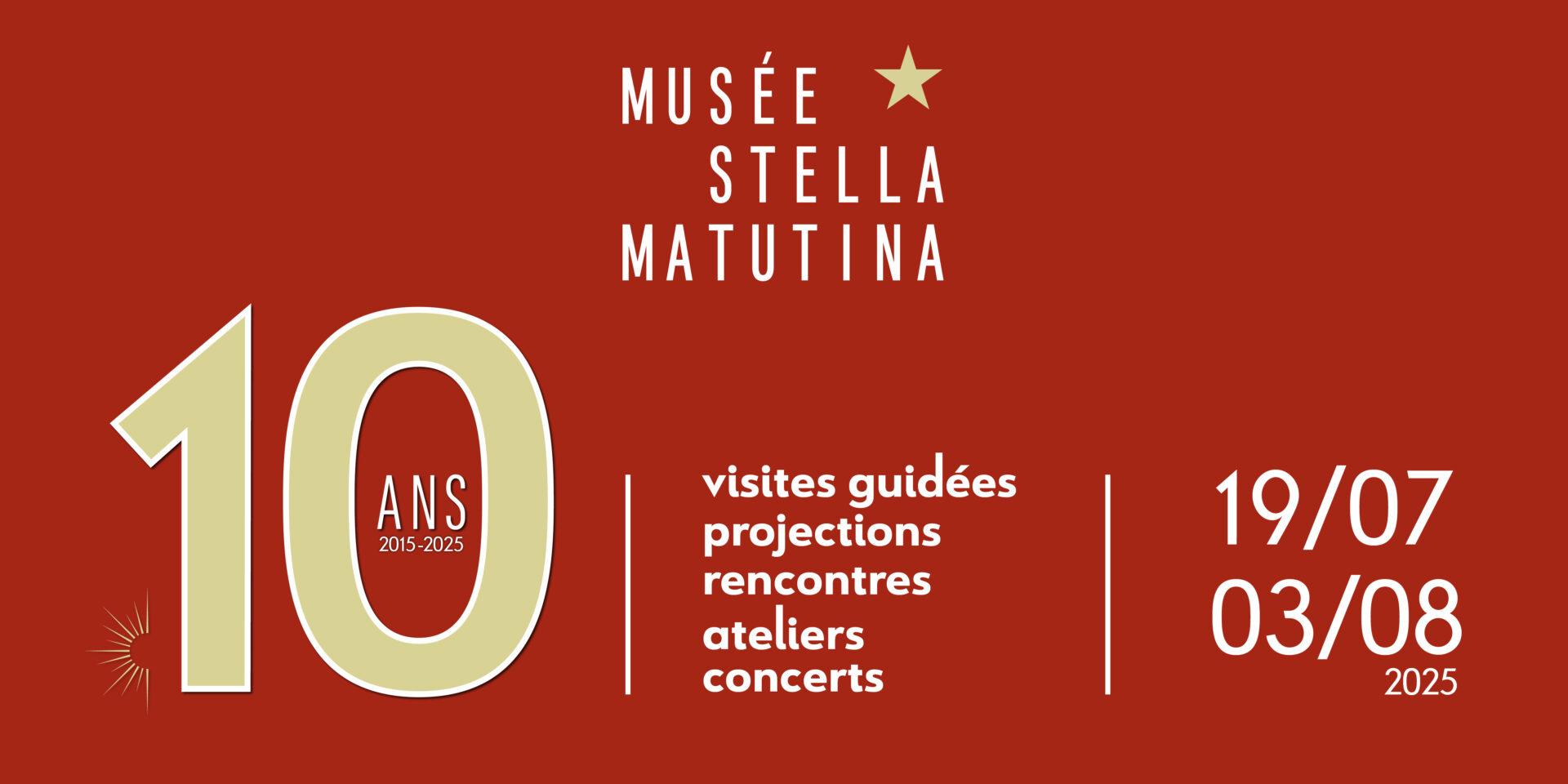 Les 10 ans du Musée Stella Matutina - Réunion des Musées Régionaux